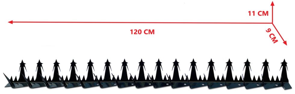 * Security Spikes (Anti-Climb) For Walls, Roofs And Fences.
