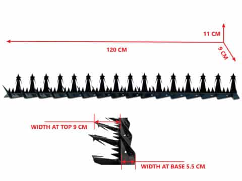 * Security Spikes (Anti-Climb) For Walls, Roofs And Fences.