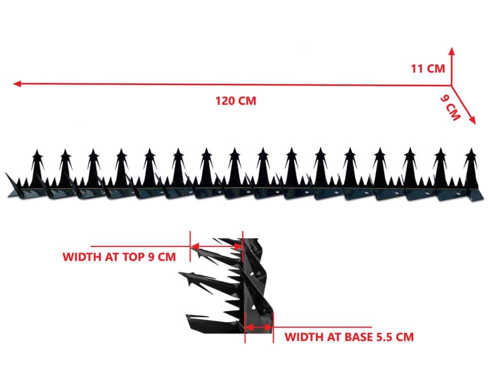 * Security Spikes (Anti-Climb) For Walls, Roofs And Fences.